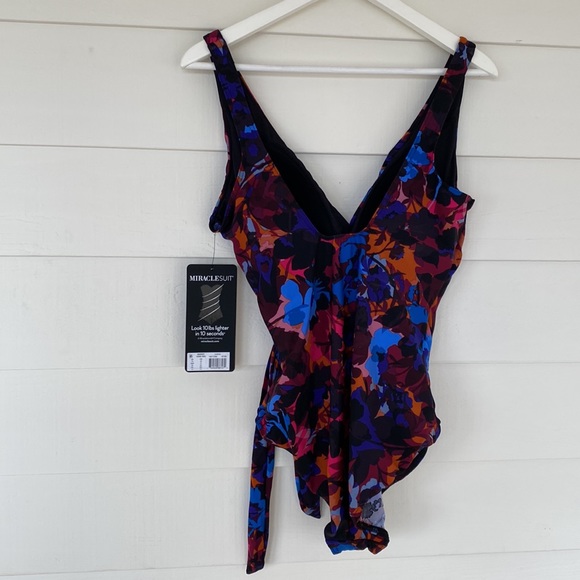 Miraclesuit | Swim | Nwt Miraclesuit Solstice Gamine Swimsuit In Wine ...